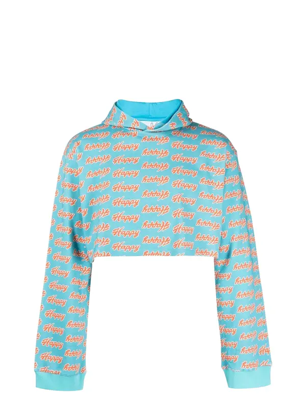 Natasha Zinko All-over Print Hoodie - Blue