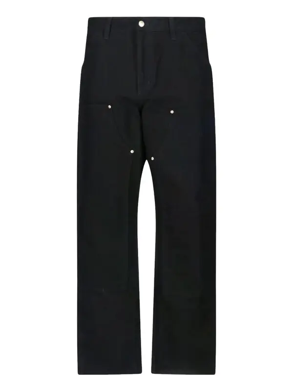 Carhartt Work In Progress Straight Leg Trousers - Black