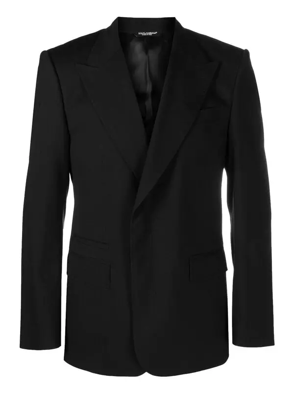 Dolce & Gabbana Sicilia-fit Double-breasted Blazer - Black