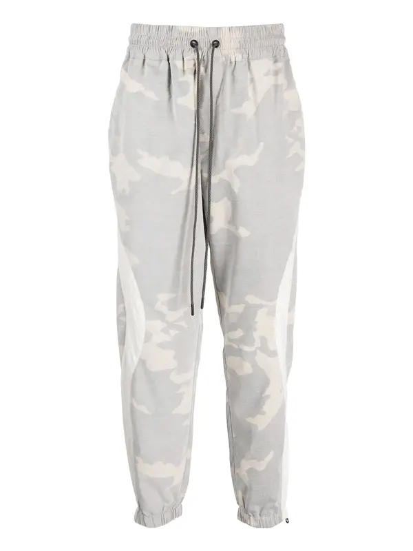 MOSTLY HEARD RARELY SEEN Corduroy Camouflage-print Track Pants - Grey