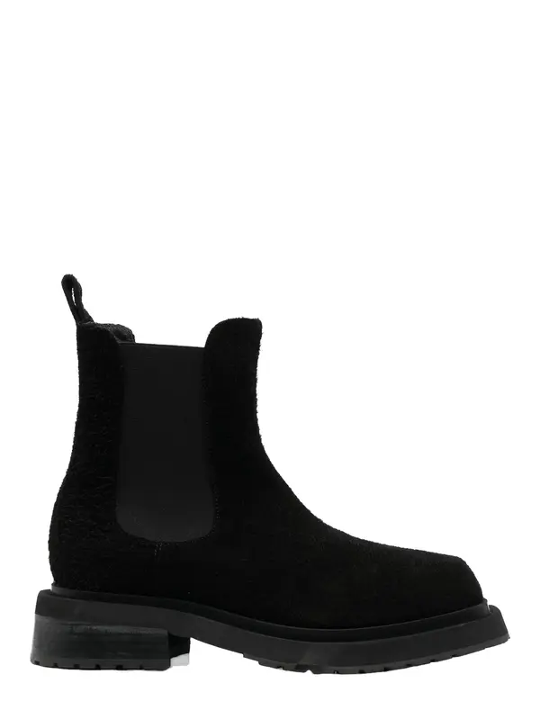 Eckhaus Latta Mike Elasticated Panel Boots - Black