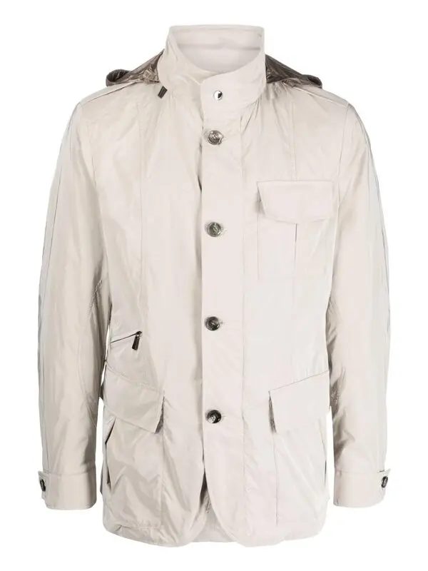 MOORER Porto Lightweight Jacket - Neutrals