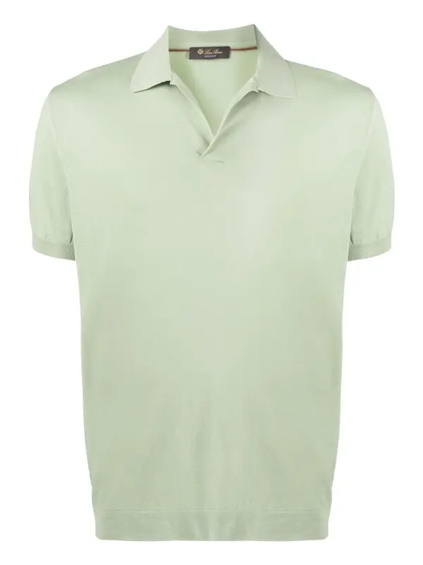 Loro Piana Classic Cotton Polo Shirt - Green