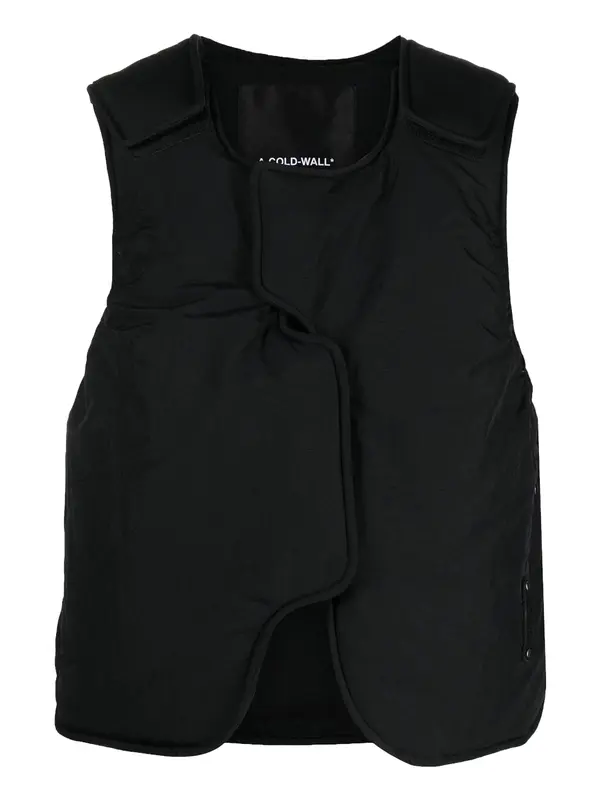 A-COLD-WALL* Round-neck Gilet - Black