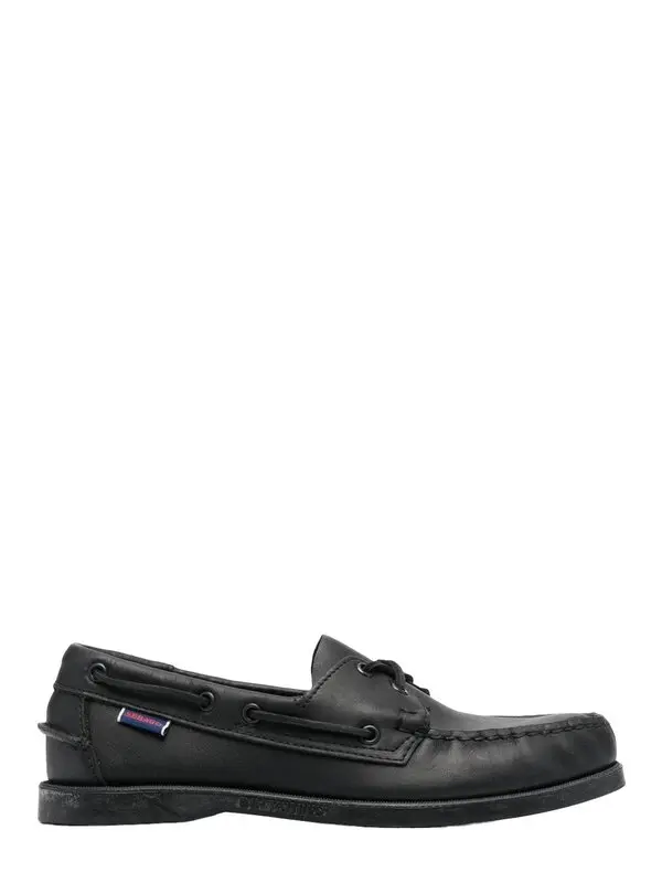 SEBAGO Portland Leather Boat Shoes - Black