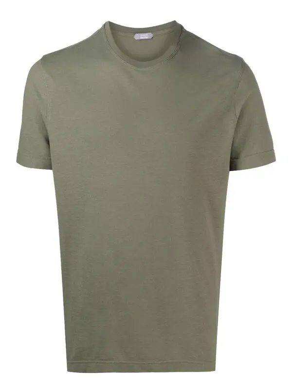 ZANONE Classic Cotton T-shirt - Green
