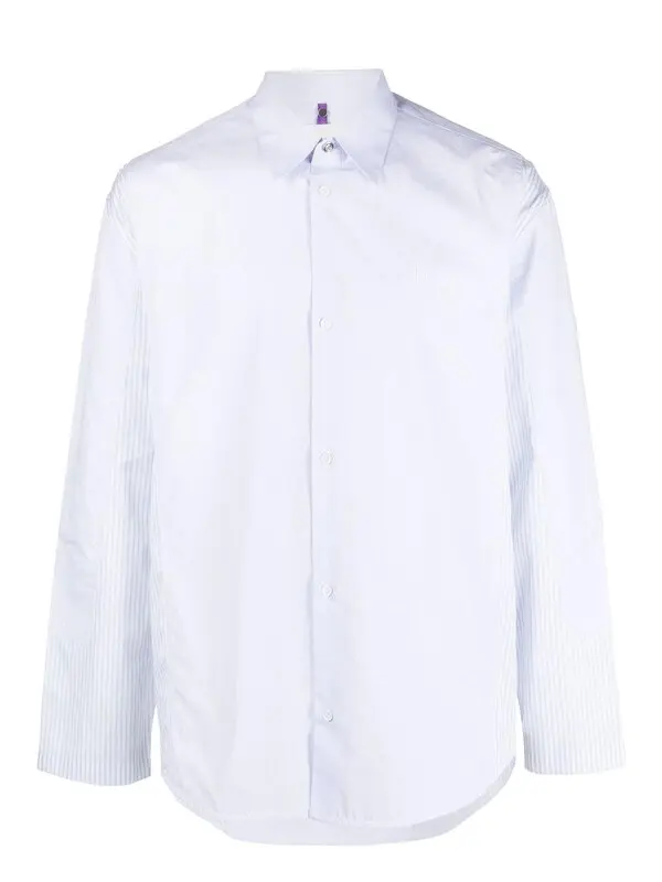 OAMC Classic-collar Cotton Shirt - Blue