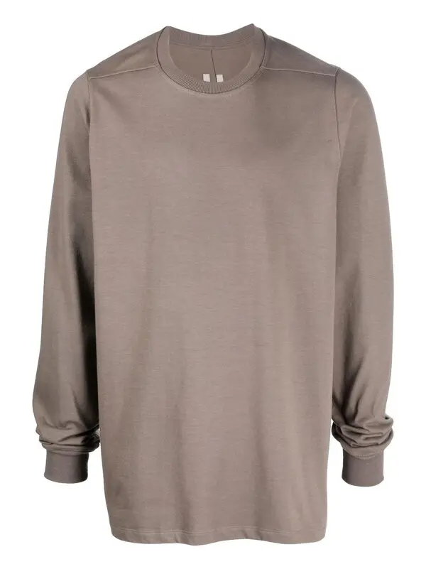 Rick Owens Long-sleeve Cotton T-shirt - Brown