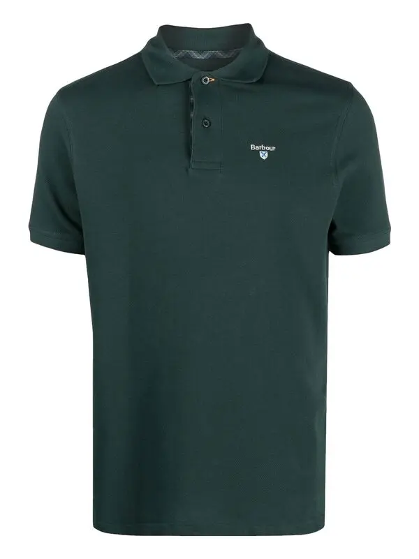 Barbour Embroidered-logo Polo Shirt - Green