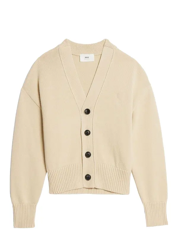 Ami De Coeur Button-up Cardigan - Neutrals