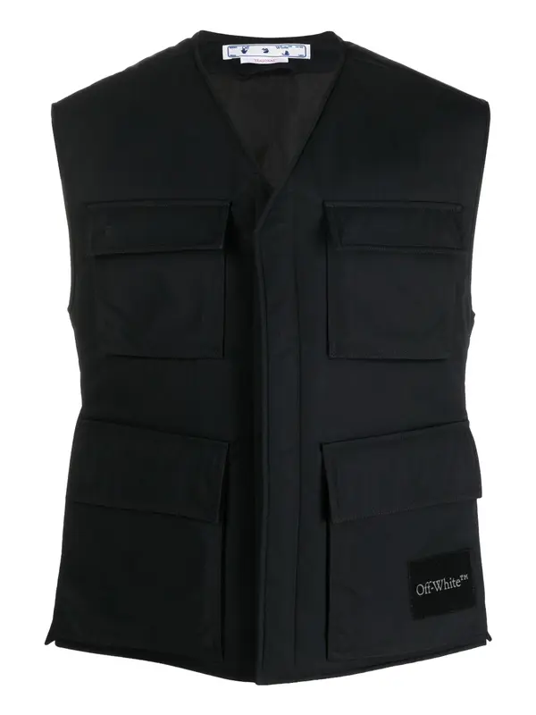 Off-White Padded Vest - Black