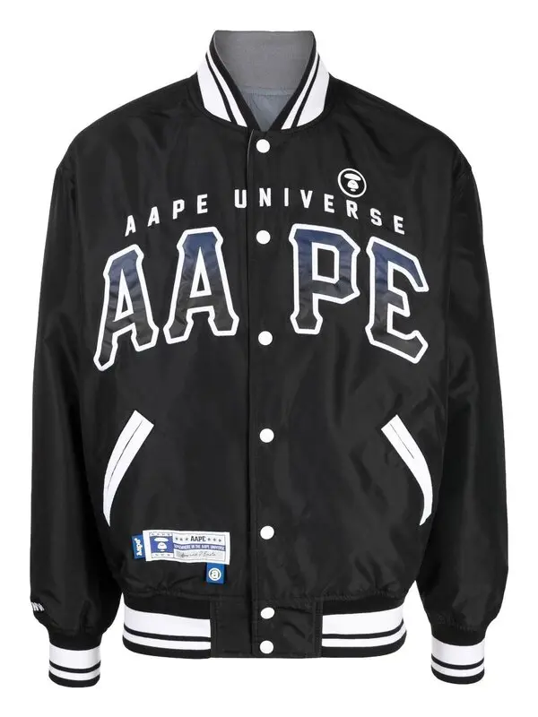 AAPE BY *A BATHING APE Bomber Jacket - Black