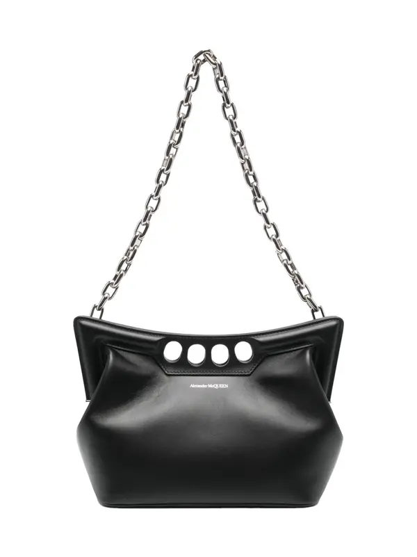 Alexander McQueen The Peak Mini Bag - Black