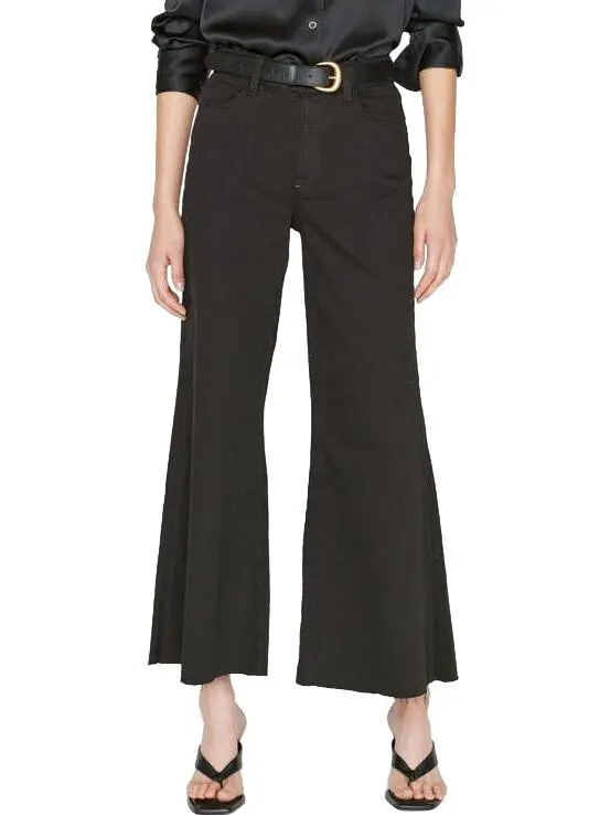 FRAME Le Palazzo Wide Leg Jeans - Film Noir