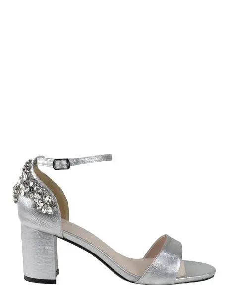 TOUCH UPS Olivia Ankle Strap Sandal - Silver