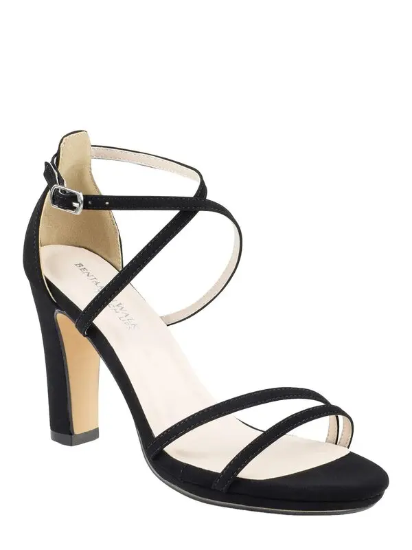 TOUCH UPS Reign Ankle Strap Sandals - Black