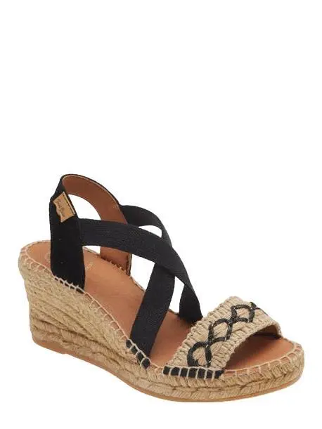 TONI PONS Susa Espadrille Wedge Sandal - Negre/black