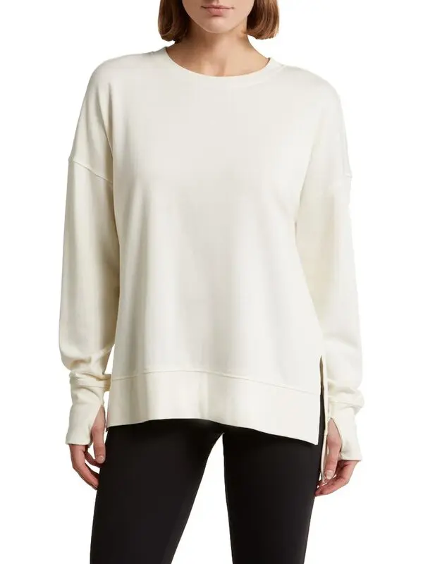 Sweaty Betty After Class Sweatshirt - Lily White