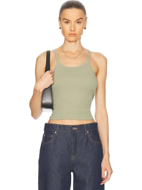 Eterne Rib Tank Top - Sage