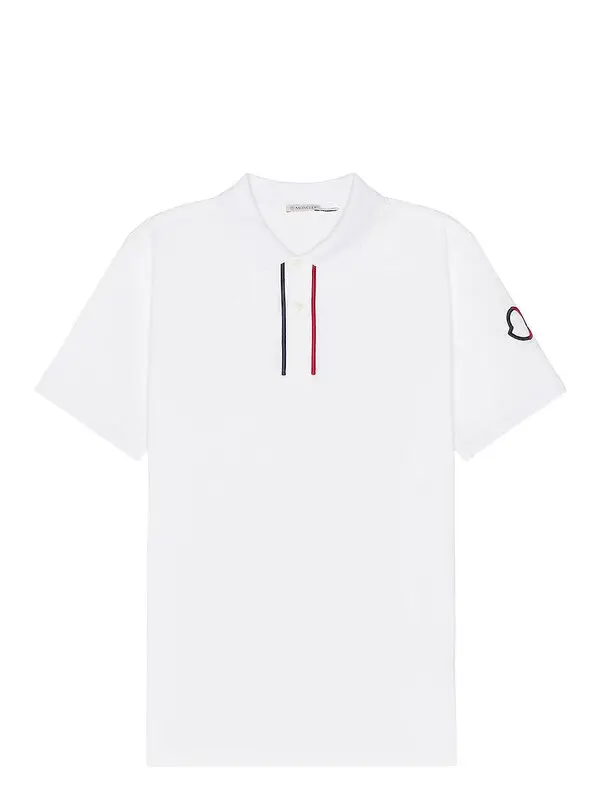 Moncler Ss Polo - White