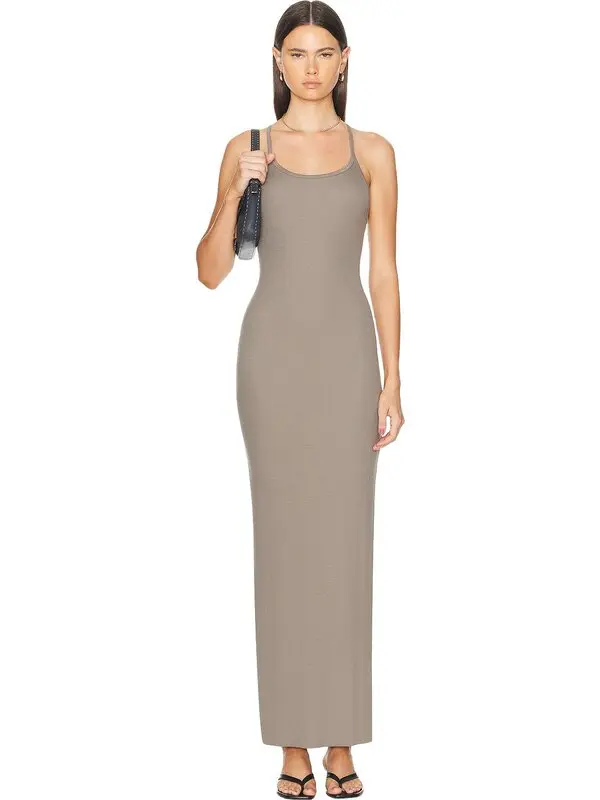Eterne Tank Maxi Dress - Clay