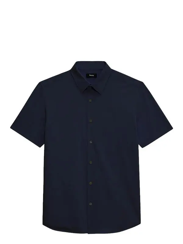 Theory Irving Cotton-blend Shirt - Eclipse