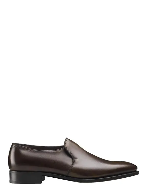 John Lobb Edward Leather Loafers - Dkbrwn
