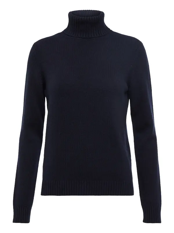 Loro Piana Cashmere Turtleneck Sweater - Blue