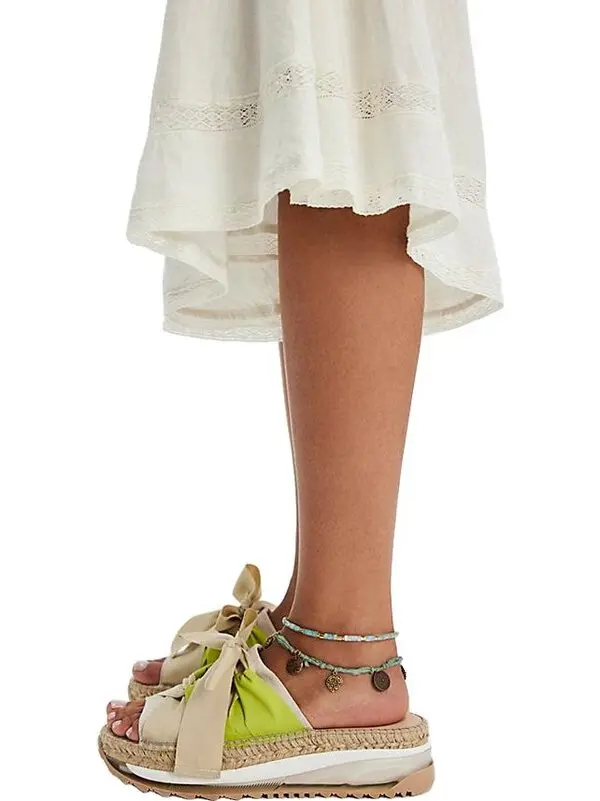Free People Chapmin Sport Sandals - Lemon