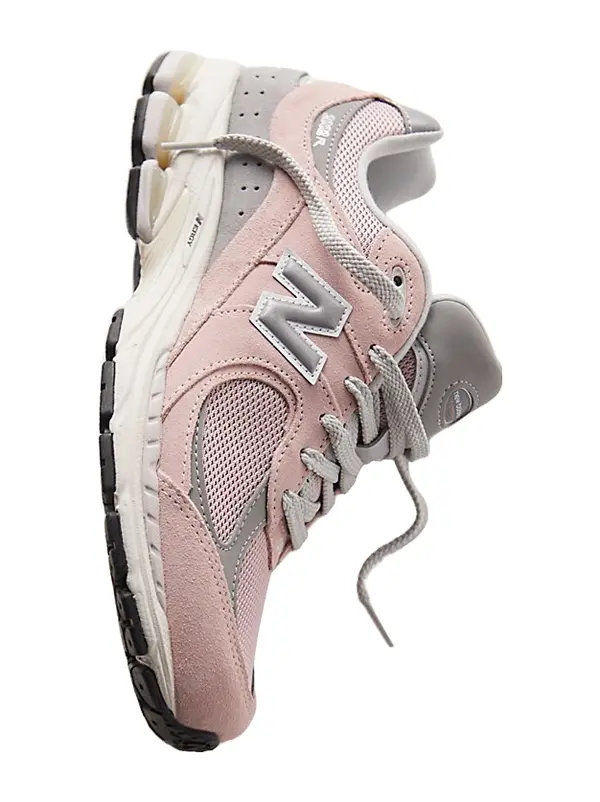 NEW BALANCE 2002r Suede Sneakers - Orb Pink/shadow Grey
