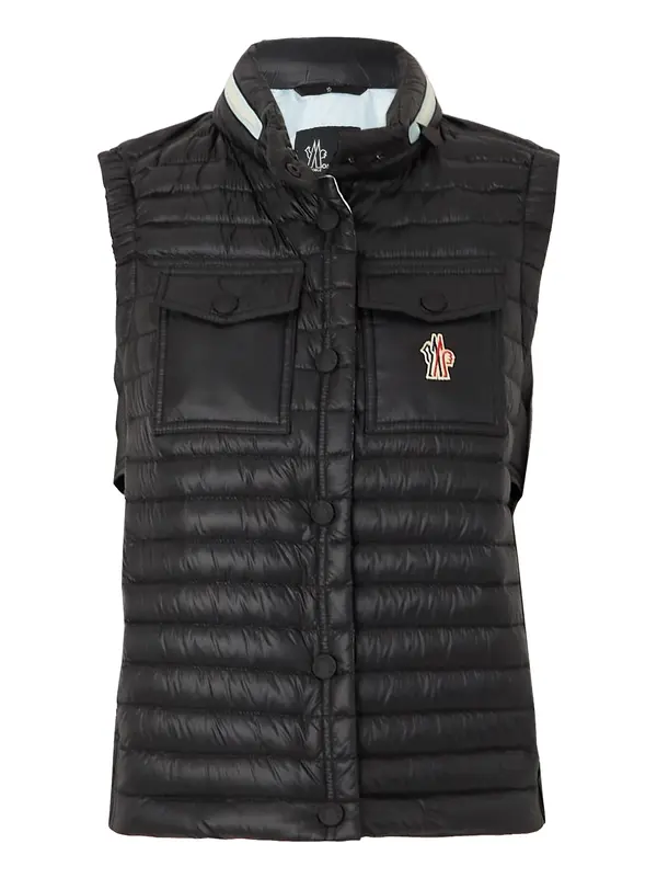 Moncler Gumiane Quilted Down Vest - Black