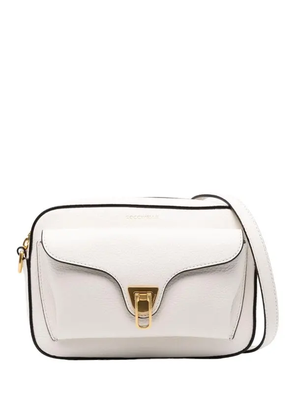 COCCINELLE Beat Leather Crossbody Bag - White