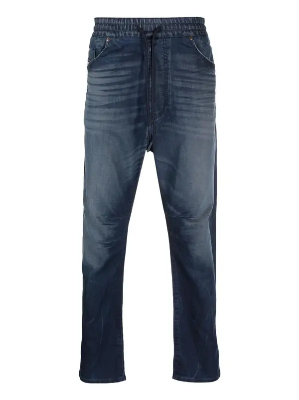 Diesel Drop-crotch Tapered Jeans - Blue