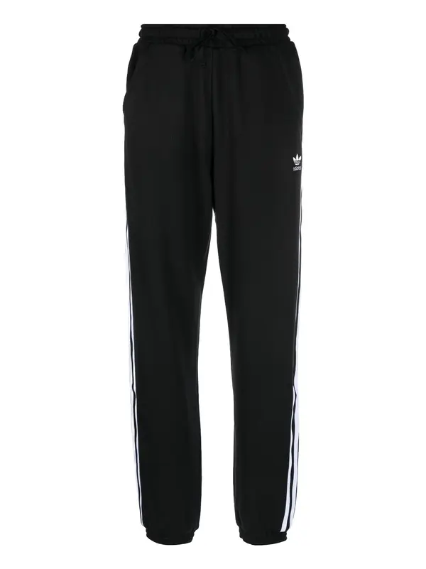 Adidas Embroidered-logo Track Pants - Black