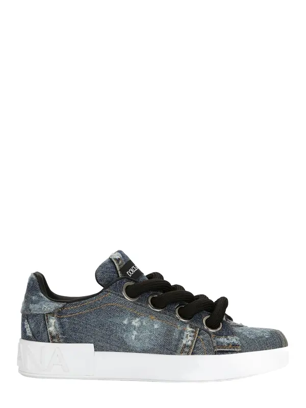 Dolce & Gabbana Lace-up Sneakers - Blue