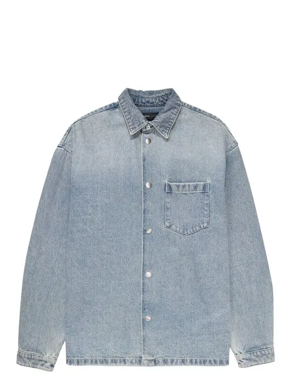 PURPLE BRAND Denim Shirt Jacket - Blue