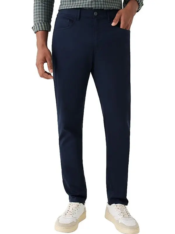Faherty Brand Movement Coolmax Regular Fit Pants - Navy