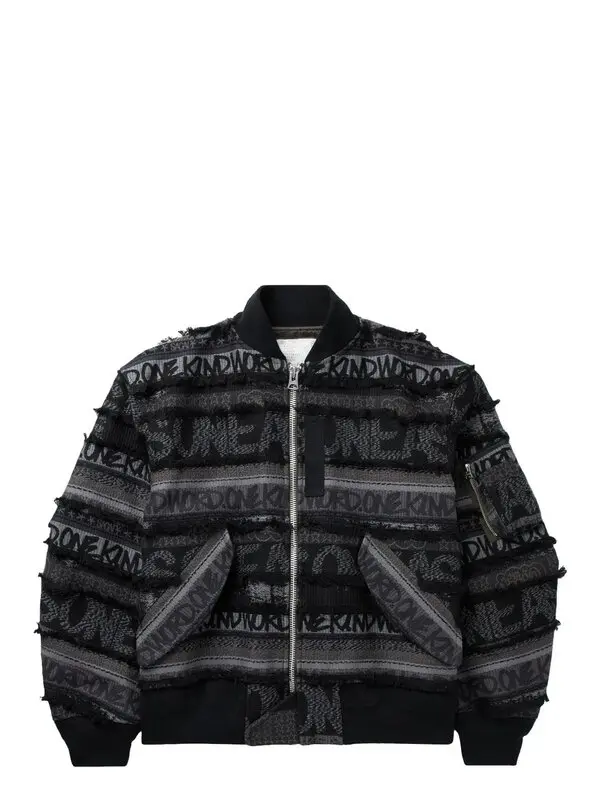 Sacai Eric Haze Padded Bomber Jacket - Black