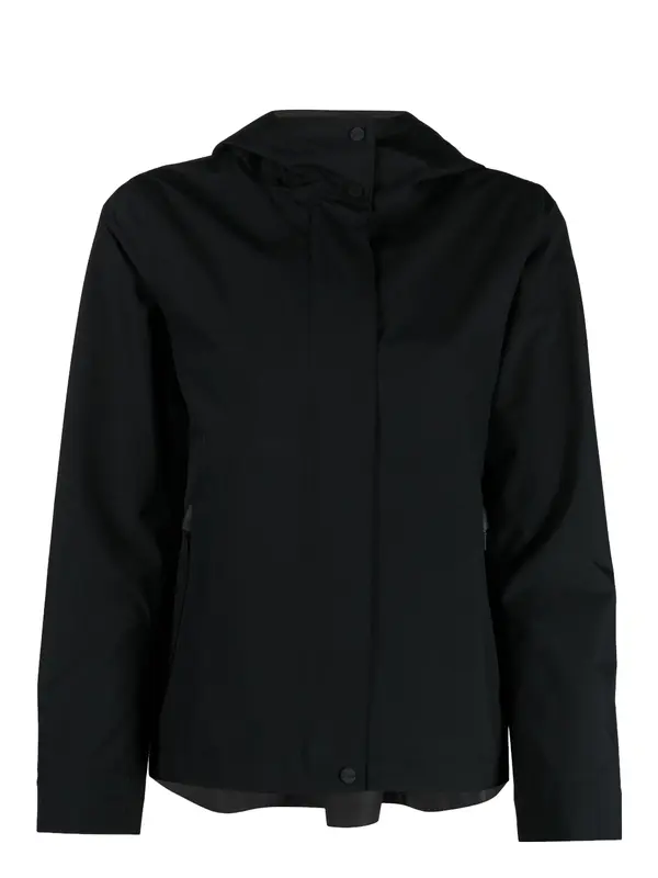 Herno Zip-fastening Hooded Jacket - Black
