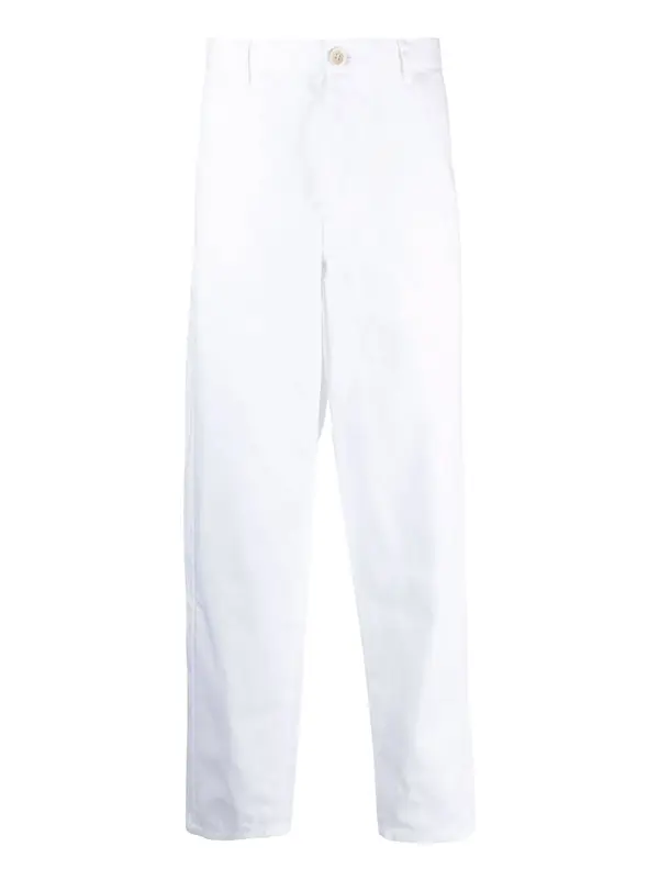 Comme Des Garçons Straight-leg Trousers - White
