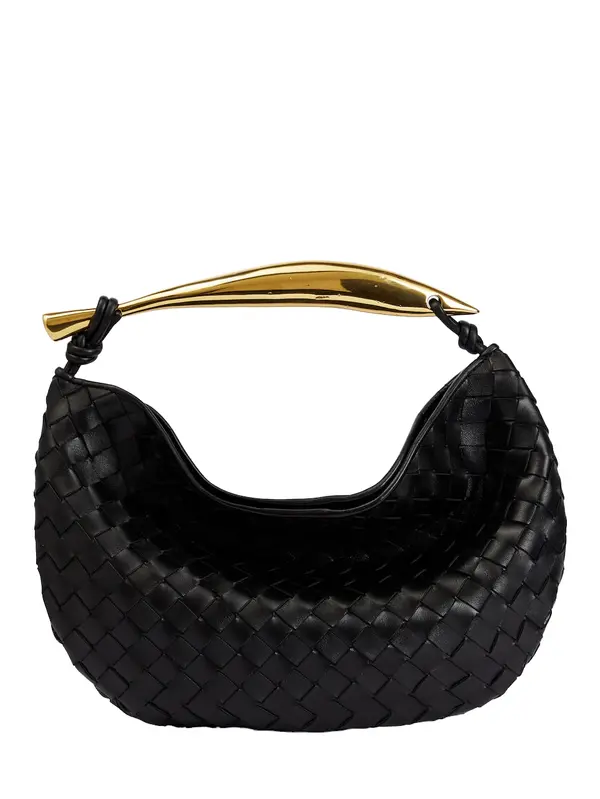 Bottega Veneta Sardine Small Shoulder Bag - Black
