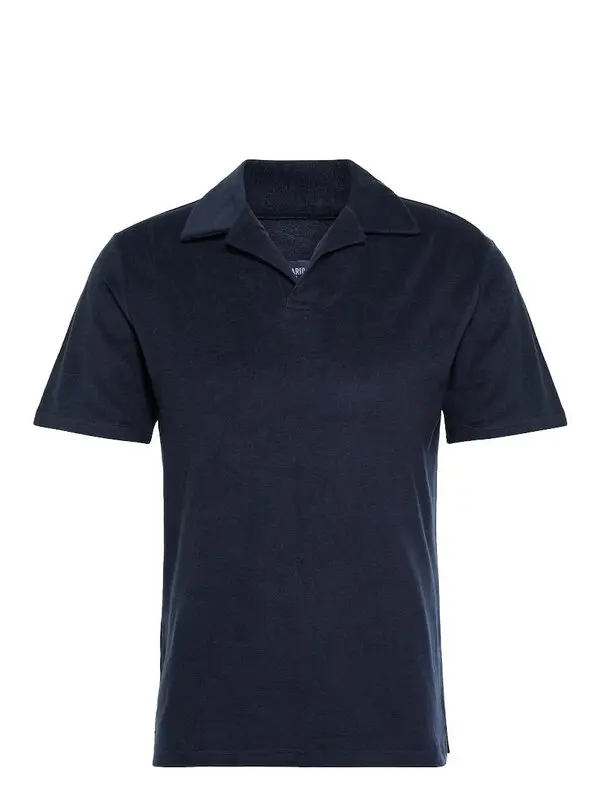 Frescobol Carioca Faustino Terry Polo Shirt - Blue