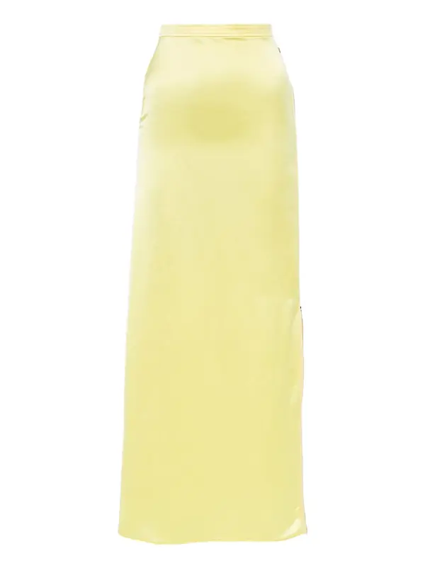 JW Anderson Asymmetric Mini Skirt - Yellow