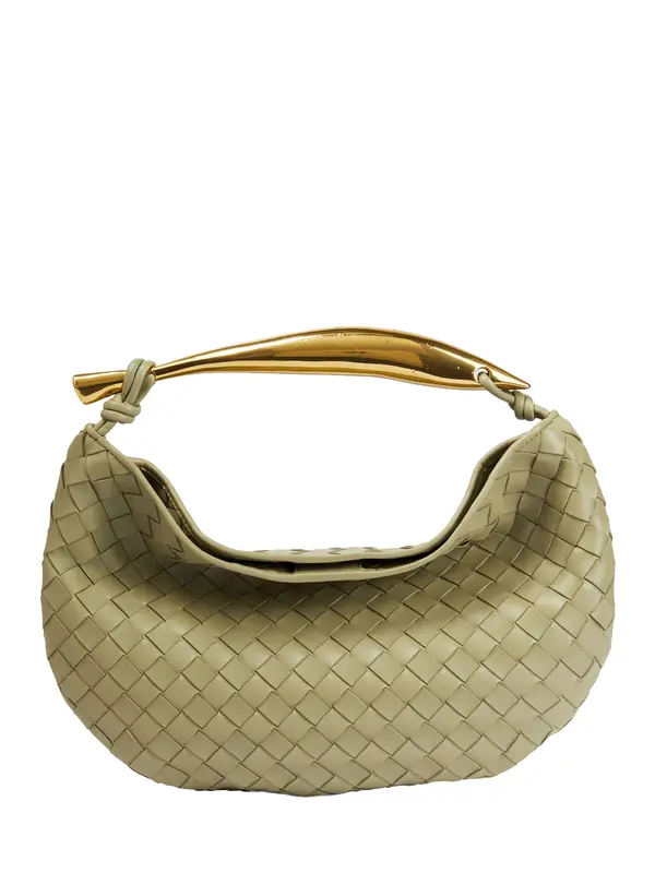 Bottega Veneta Sardine Leather Tote - Beige
