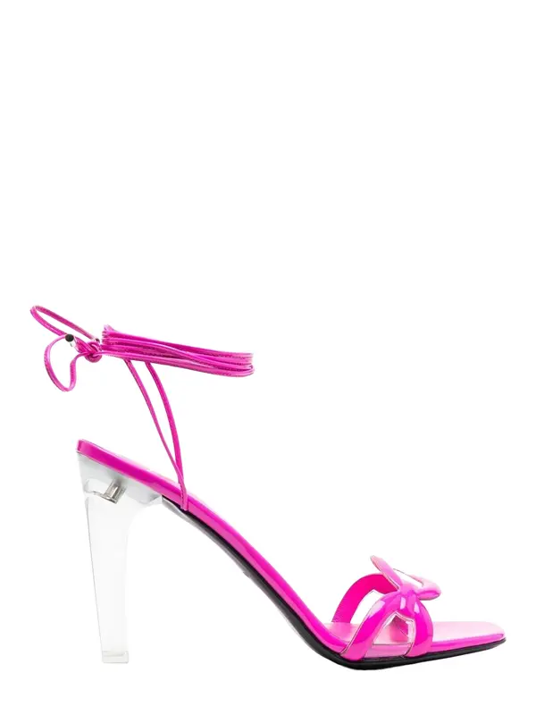 Valentino Garavani Ankle Strap Leather Sandals - Pink