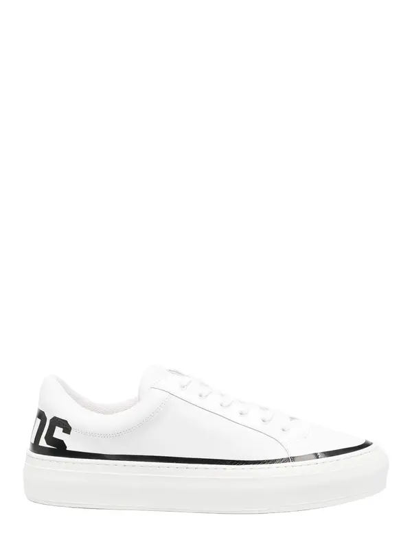Gcds Logo-print Low-top Sneakers - White