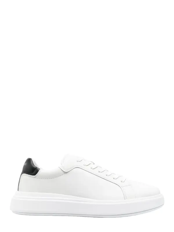 Calvin Klein Low-top Leather Sneakers - White
