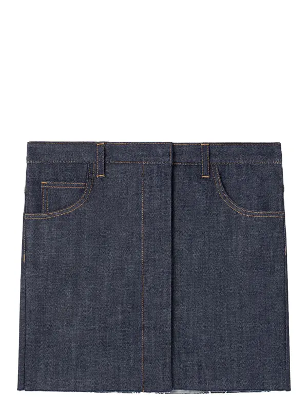 AZ FACTORY X Lutz Huelle Denim Skirt - Blue