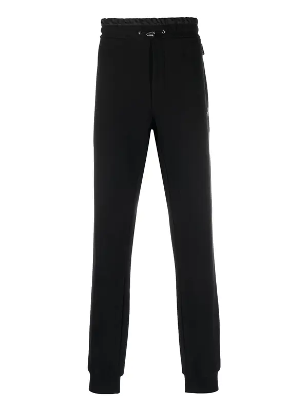 Philipp Plein Logo-patch Track Pants - Black