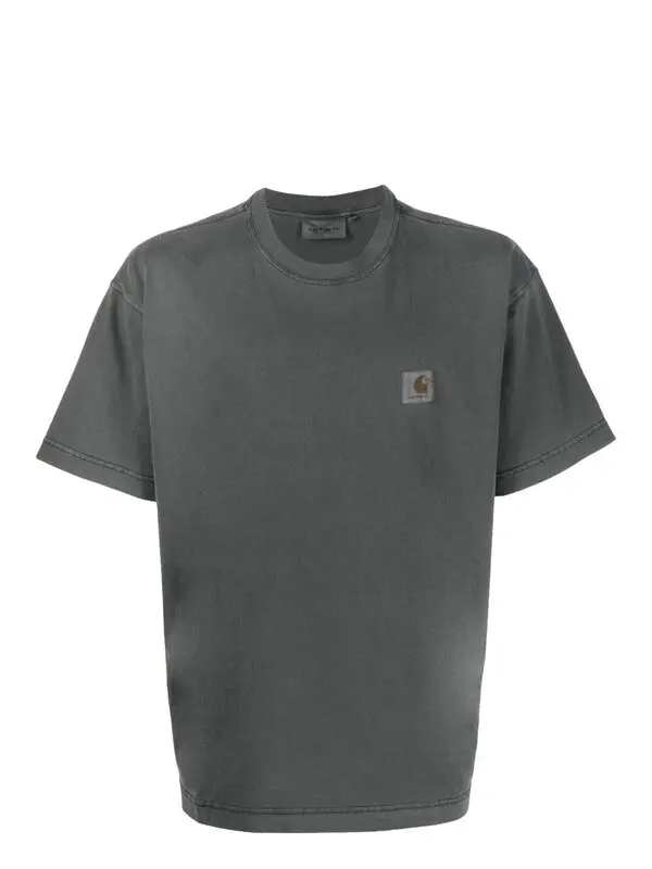 Carhartt Work In Progress Logo-patch Cotton T-shirt - Black